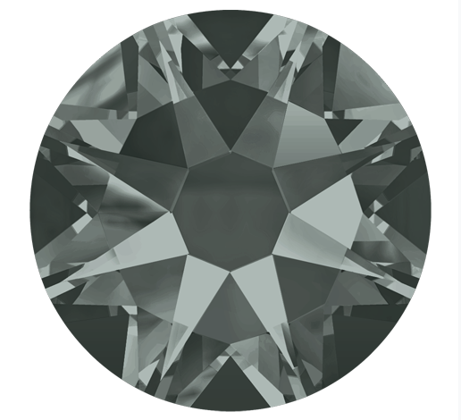 Austrian Crystal - Hotfix - Article 2078 - BLACK DIAMOND - 3 sizes ava ...