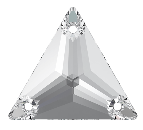 Austrian Crystal SEW-ON STONES - Article 3270 - TRIANGLE - CRYSTAL (cl ...